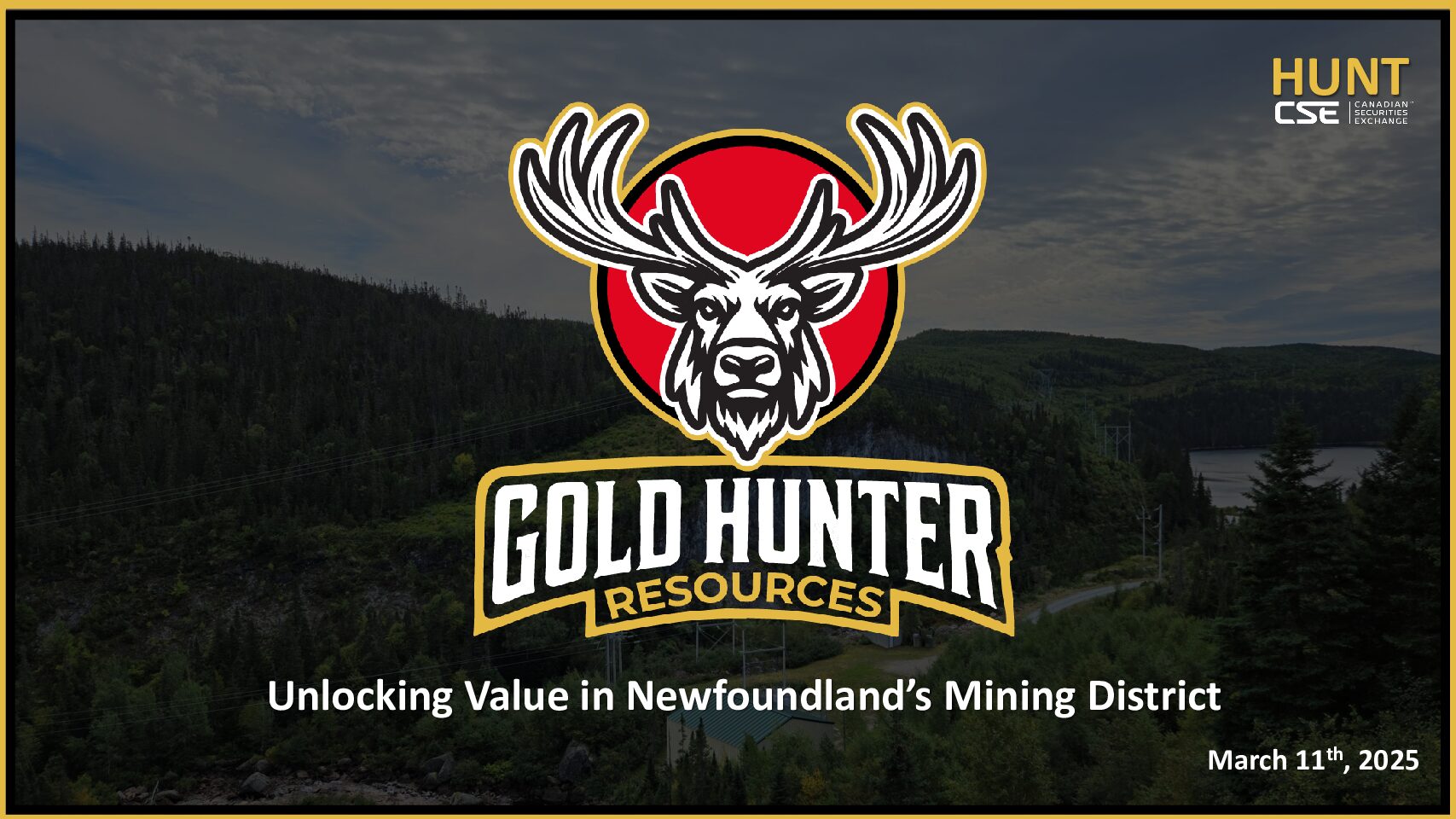 Gold Hunter Announces Private Placement for Gross Proceeds of up to C$1.25 Million - Gold Hunter